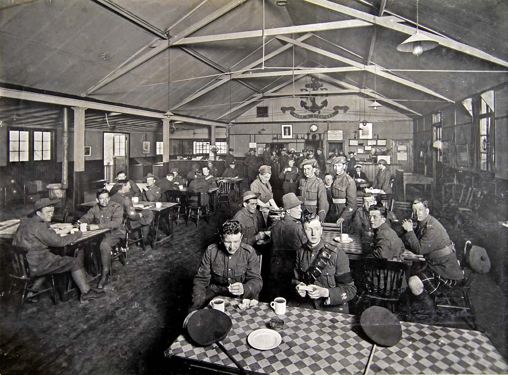 Boys' Brigade Rest Huts at the Foot of the Mound during World War 1