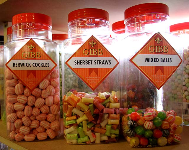 Edinburgh Recollections - Sweets - Berwick Cockles, Sherbet Straws and ...
