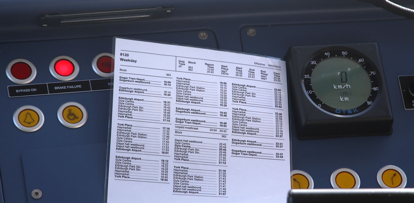 Edinburgh Trams - Journey from York Place to Edinburgh Airport, Return ...