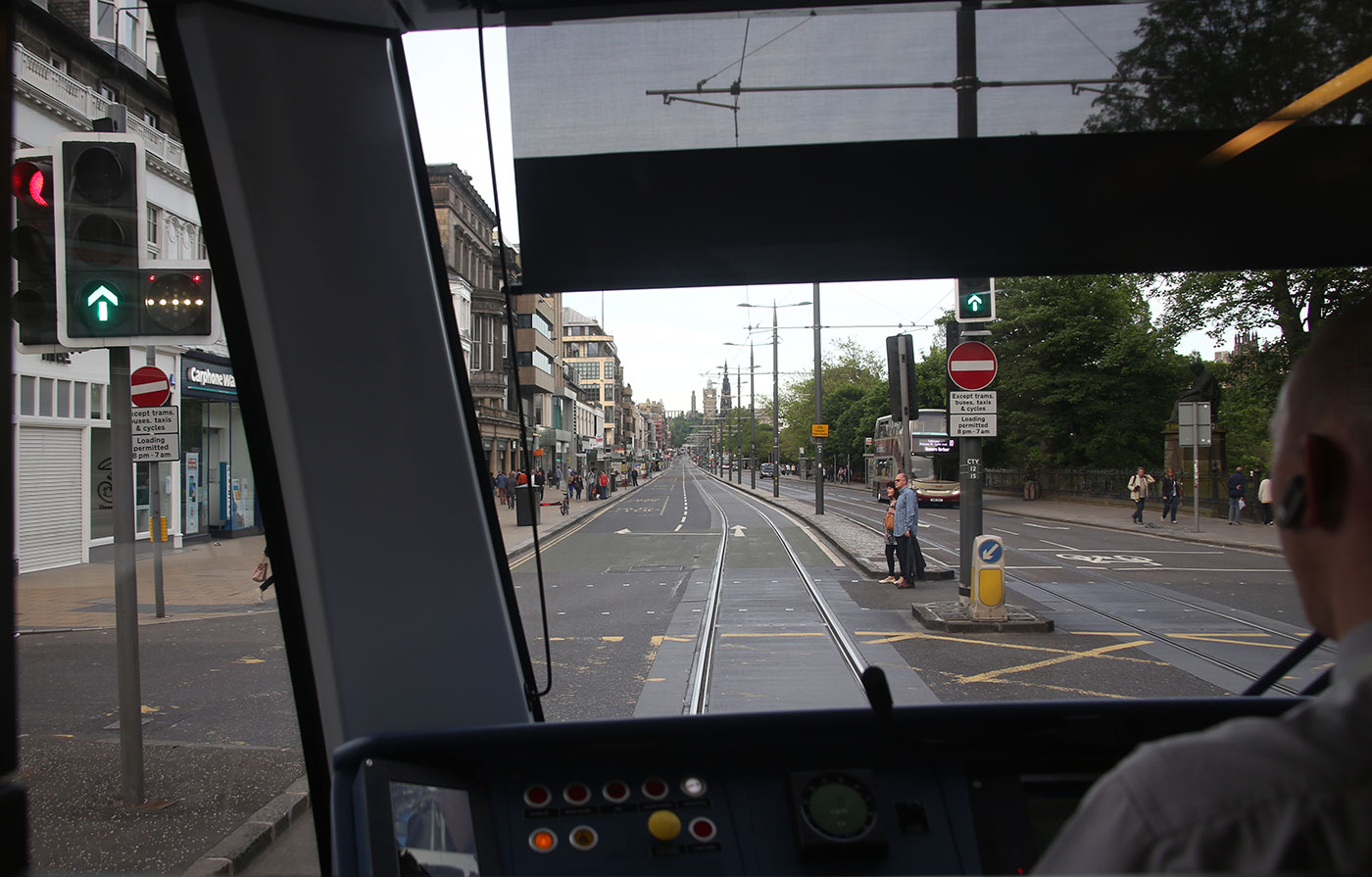 Edinburgh Trams - Journey from York Place to Edinburgh Airport, Return ...