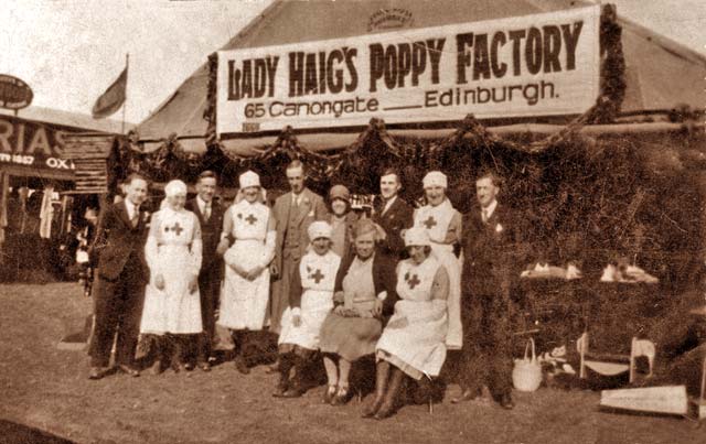 A Group of Nurses and Workers from Lady Haig's Poppy Factory, 65 ...