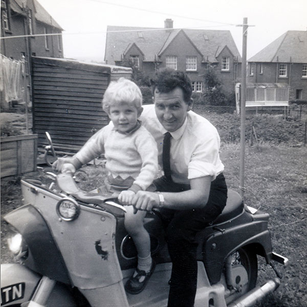 157 Moredun Park Road - Francis Goodwin and family in his garden